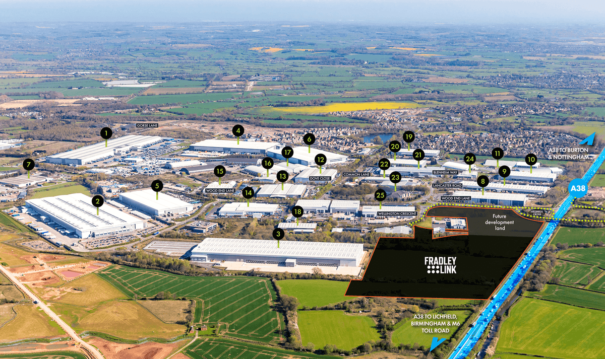 Fradley Link | Sustainable Industrial Units in Lichfield